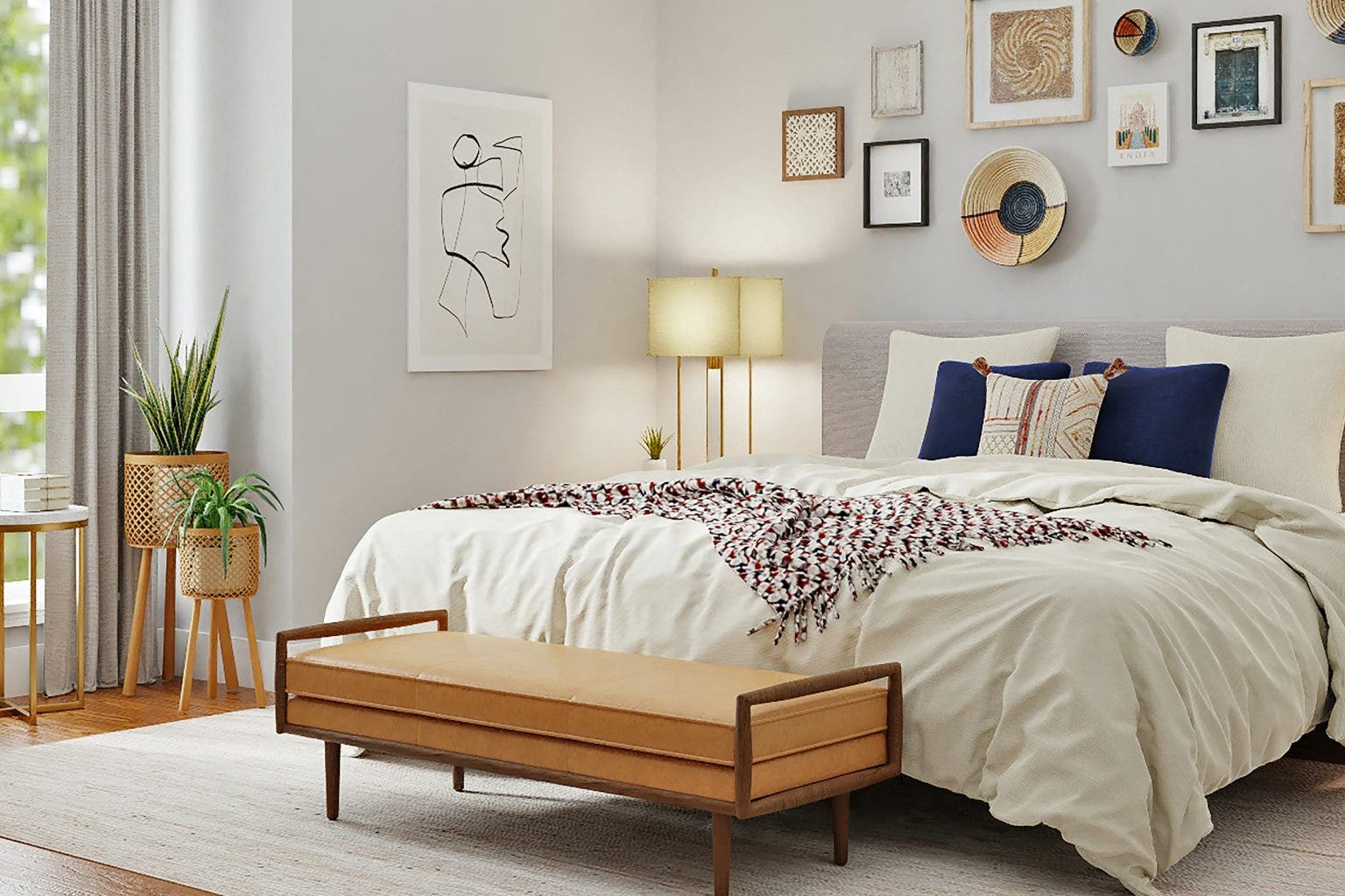 Qué colores relajantes elegir para tu dormitorio - Pikolin